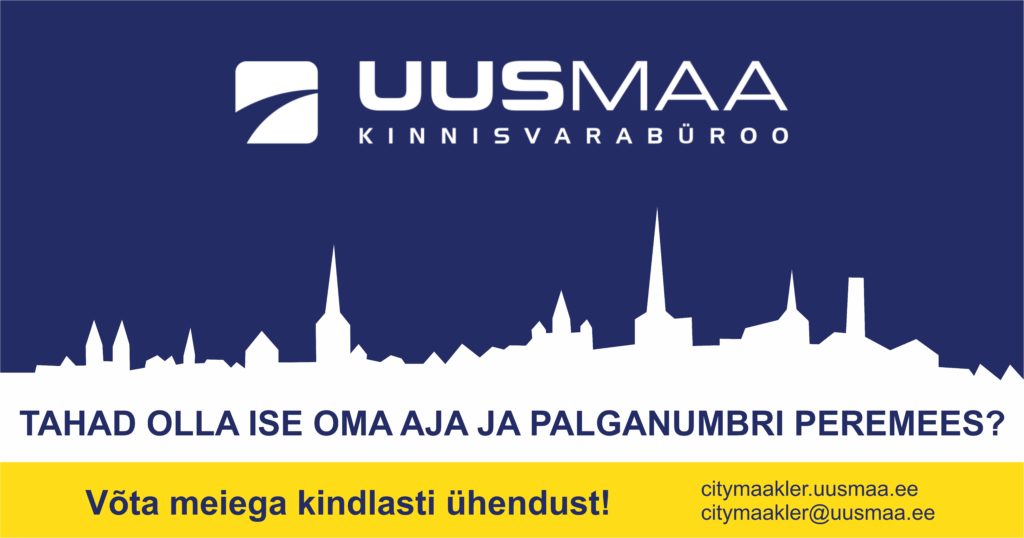 Uus Maa City kinnisvarabüroo - Kandideeri kinnisvaramaakleriks!